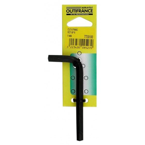 Clé 6 pans diamètre 12mm Outifrance - modèle 6P12 - embout hexagonal ...