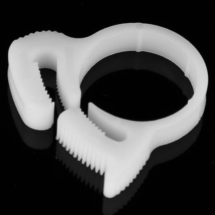 Qiilu collier de serrage en plastique 20 pièces pince de tuyau en ...