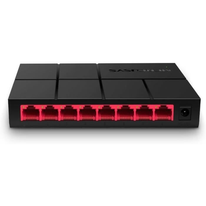 Switch Ethernet Gigabit 8 Ports 10-100-1000 Mbps, Switch Rj45, Plug And Play Idéal Partage De ...