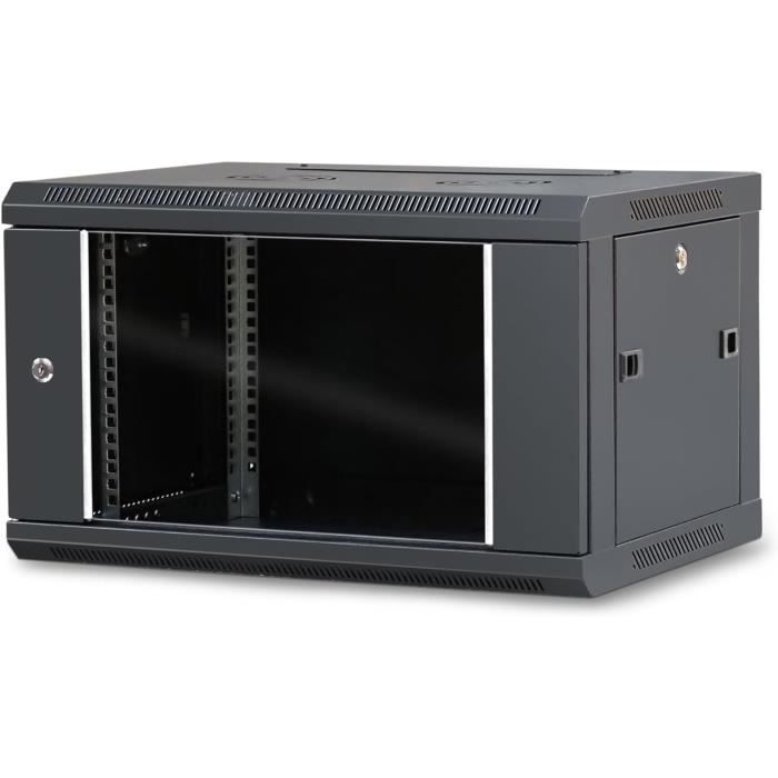 37401M Coffret Armoire Réseau 19 Pouces 6U \U2013 L 600 X P 450 X H ...