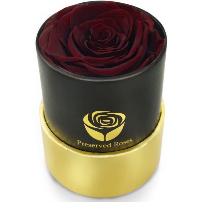Rose Éternelle Conservée Dans Boîte, Vraie Rose Qui Dure 2 À 3 Ans ...