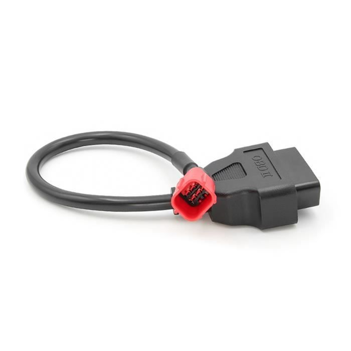 Adaptateurs OBD Moto 6 à 16 Broches OBD2 Connecteurs D'Extension de ...