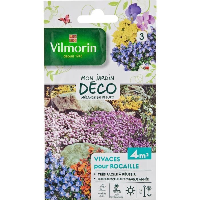 5860943 Pack De Graines Fleur Vivace Pour Rocaille[z161] - Cdiscount Jardin