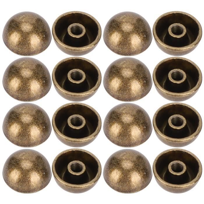 Vvikizy-30 Kits Rivets de Champignon à Vis Couleur Bronze Goujons de ...
