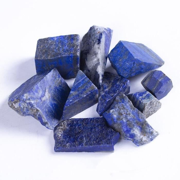 GALET,lapis lazuli--Cristal de Quartz transparent minéral naturel, 50g ...