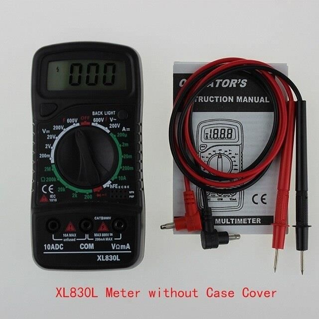 Multimetre,XL830L without cover--Multimètre numérique Portable XL830L ...