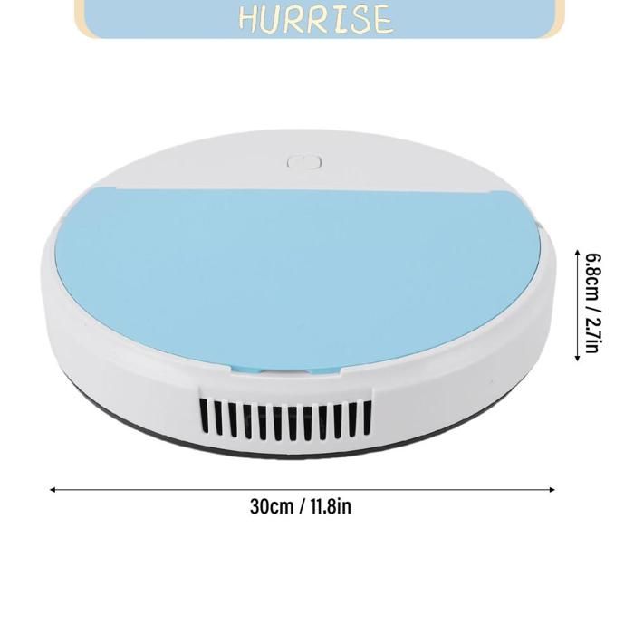 Smart Robot Vacuum Mop Combo USB Rechargeable 3 in 1 Cleaner for Hard ...