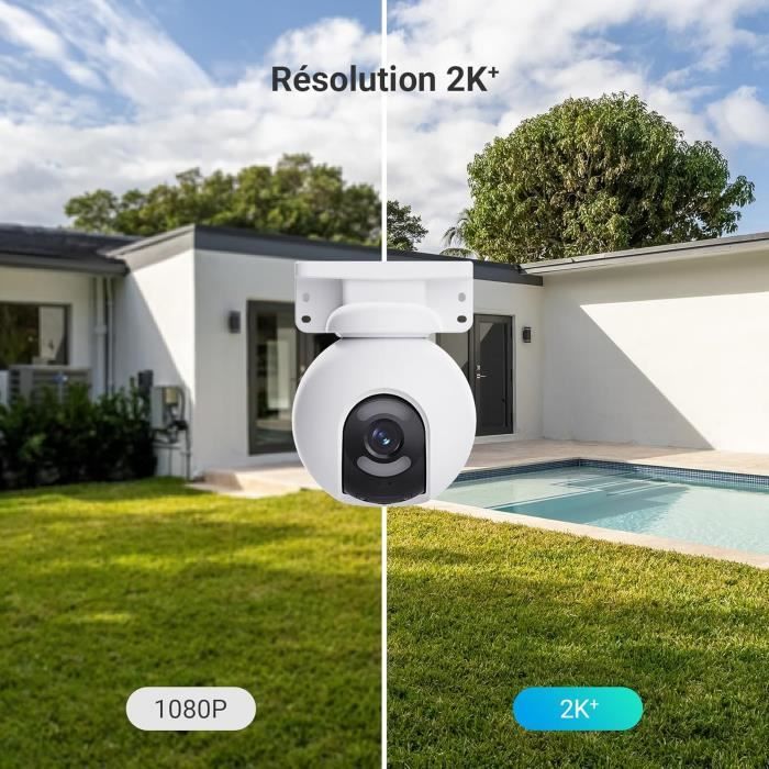 EZVIZ H8x 2K Caméra de Surveillance Wi-Fi Extérieure - Cdiscount Bricolage