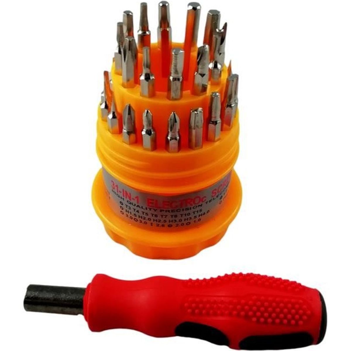 Set tournevis coffret précision kit 32 pièces embouts têtes ...