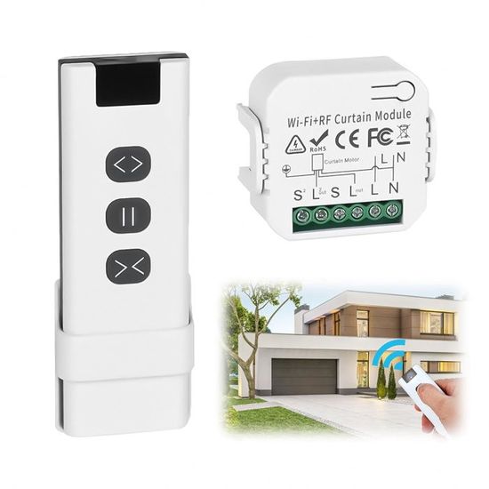 Module Interrupteur de Volet Roulant, Interrupteur Sans fil Avec ...