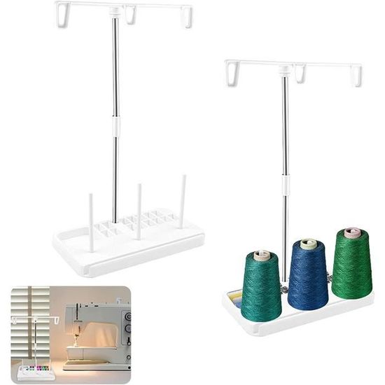 2Pcs Porte-fil de machine à coudre, porte-bobine de fil de broderie ...