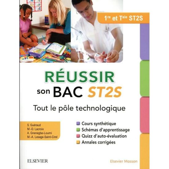 Livre - réussir son bac ST2S ; tout le pôle technologique - Cdiscount Librairie