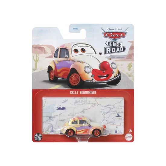 Coffret Cars : Voiture Kelly Beambright - Set Véhicule Miniature Jaune ...