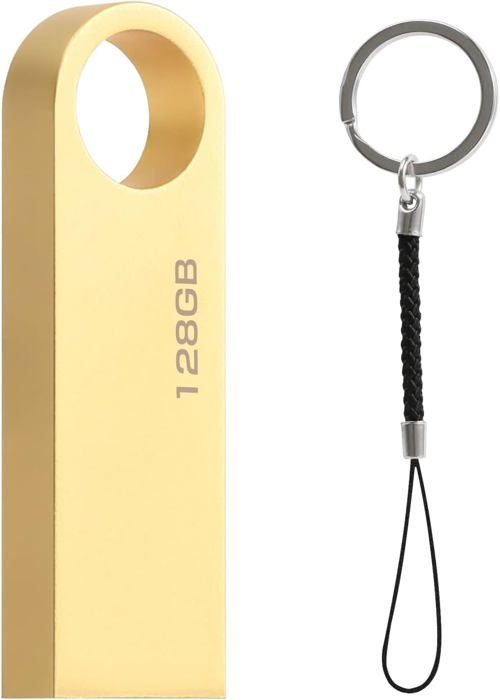 Clé Usb 128 Go, Portable Clef Usb 128 Gb Avec Crochet Pen Drive Usb ...