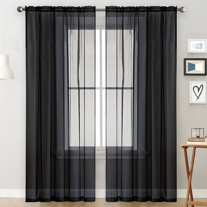 Rideaux Voile Salon Tringle Poche Fenêtre Rideau Panneaux Chambre Semi ... Rideaux Voile Salon Tringle Poche Fenêtre Rideau Panneaux Chambre Semi ...