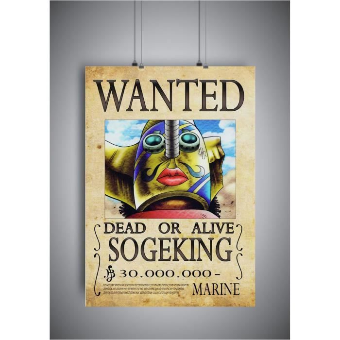 Sogeking Wanted Poster
