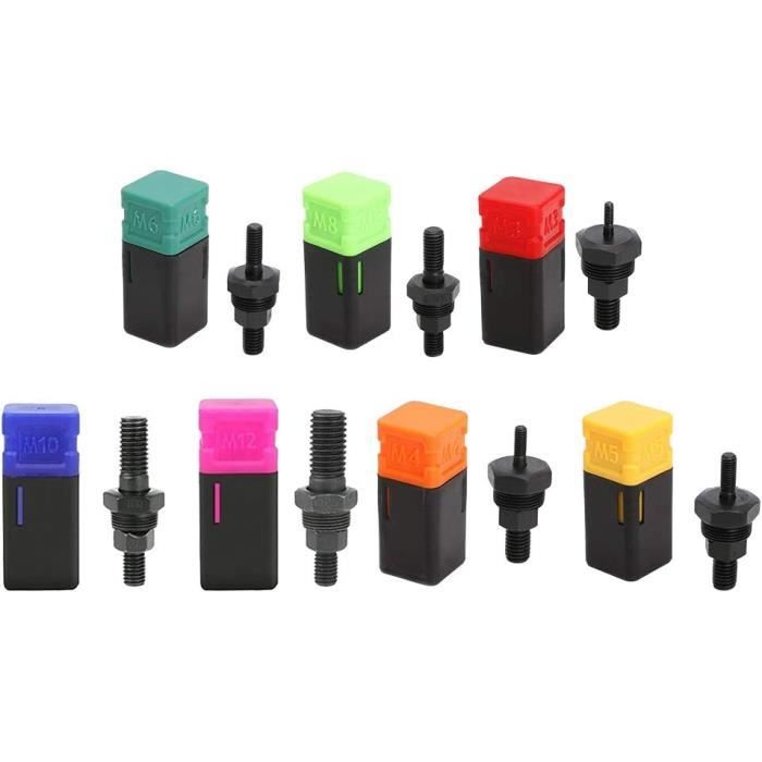 7x Pince à riveter Embouts M3-M12 riveteuse écrous à riveter durable ...