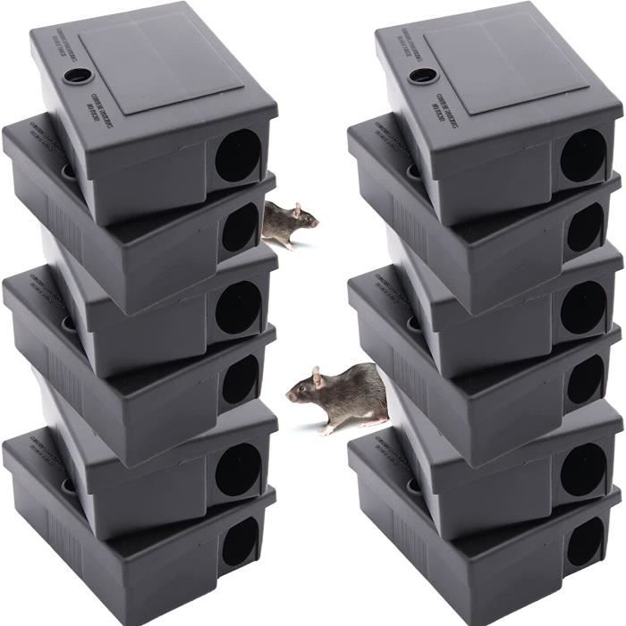 AJW-12 boites à appâts à souris | Poste d'appâtage pour mort aux rats ...