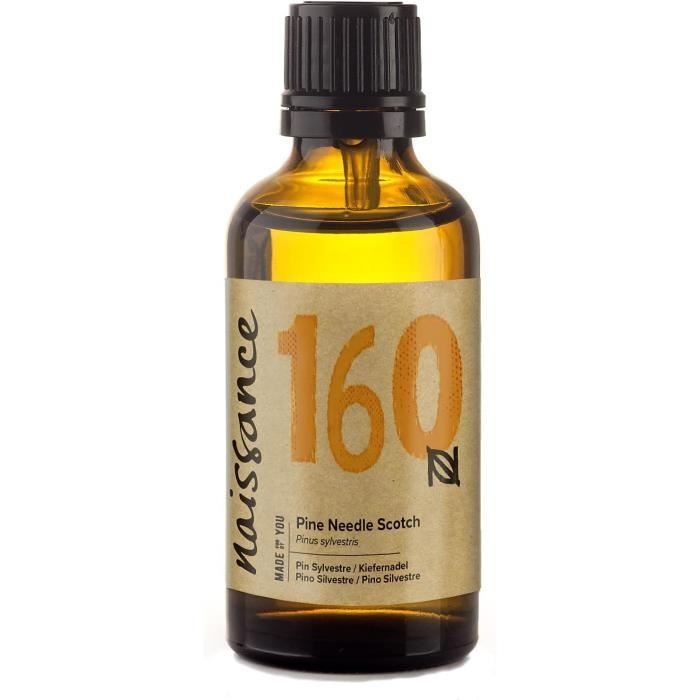 Huile Essentielle De Pin Sylvestre (No. 160) - 50ml - Pure, Naturelle, Végan, Non Dilué - Pour ...