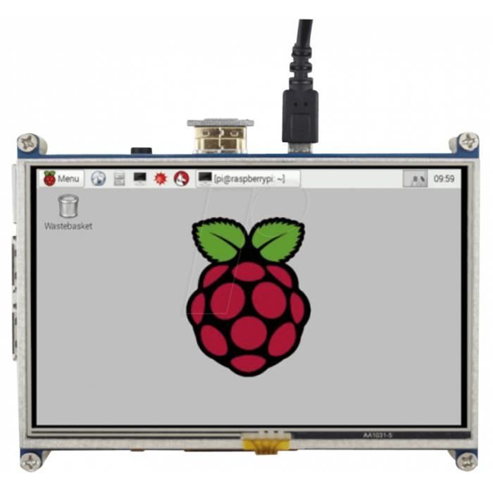 Raspberry Pi TFT Display 5 Zoll, 800x480 LCD-Touchscreen - HDMI 0 ...