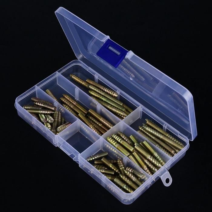 Vis à bois - - Connecteur de meubles - Robuste et durable - M6 ...