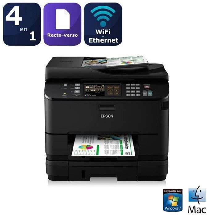 Epson multifonction 4en1 WorkForce Pro 4545DTWF - Cdiscount Informatique