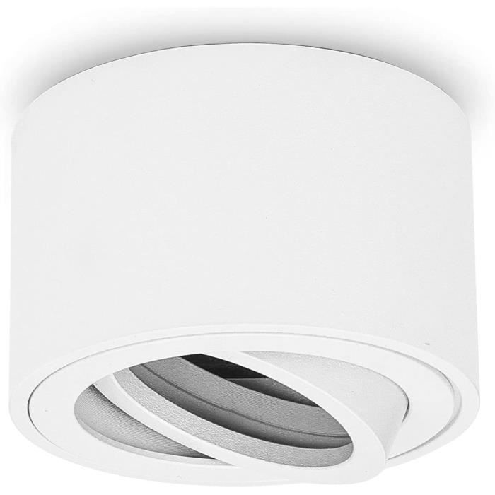 Spot En Saillie Orientable, Plafonnier Luminaire Pour Module Led, Ronde ...