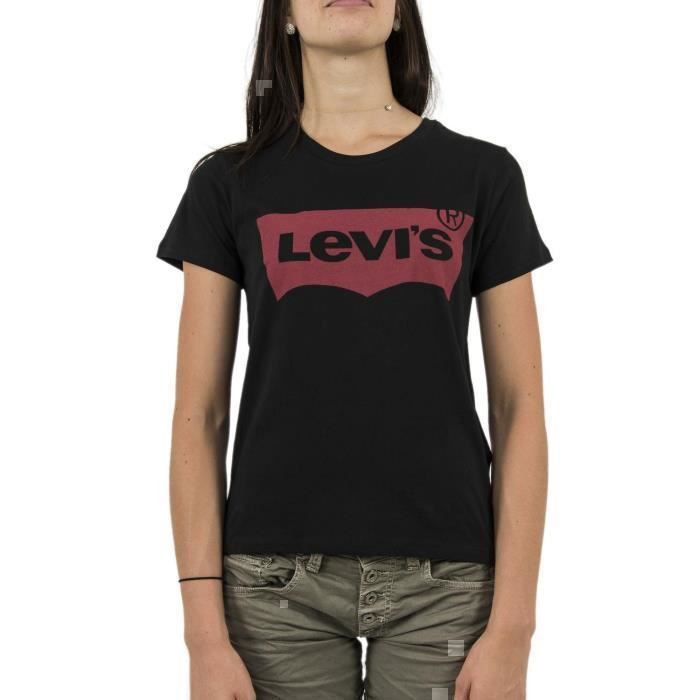 Tee shirt levis 17369 the perfect tee noir Noir - Cdiscount Prêt-à-Porter