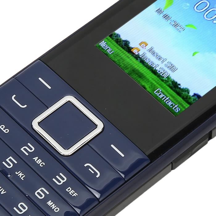 Téléphone portable à gros boutons S502 2G Téléphone portable ...
