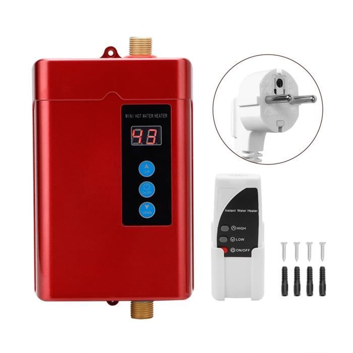 VGEBY Chauffe-eau intelligent Mini chauffe-eau électrique domestique chauffe-eau instantané sans ...