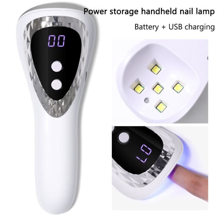 Vvikizy Lampe à ongles LED portative Lampe LED pour ongles portative ...