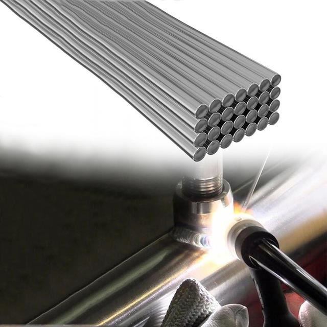 BAGUETTE TIG,2.0mm-10 pieces--Tiges de soudage universelles en aluminium, fil fourré, pas besoin ...