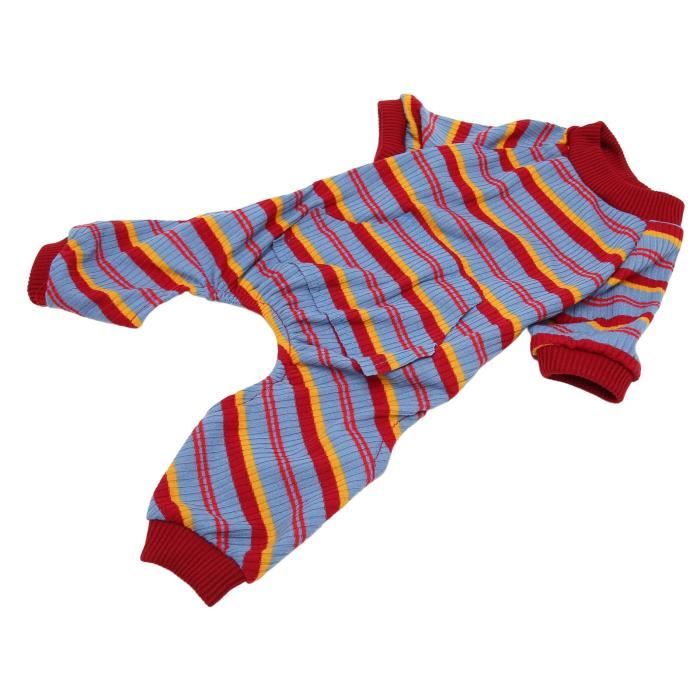 Atyhao Pyjamas rayés pour chiens Pyjama rayé pour chien, élégant ...