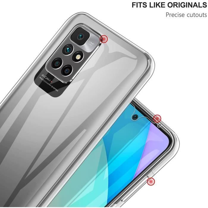 Coque pour Xiaomi Redmi 10, pour Xiaomi Redmi 10 Coque Transparent ...