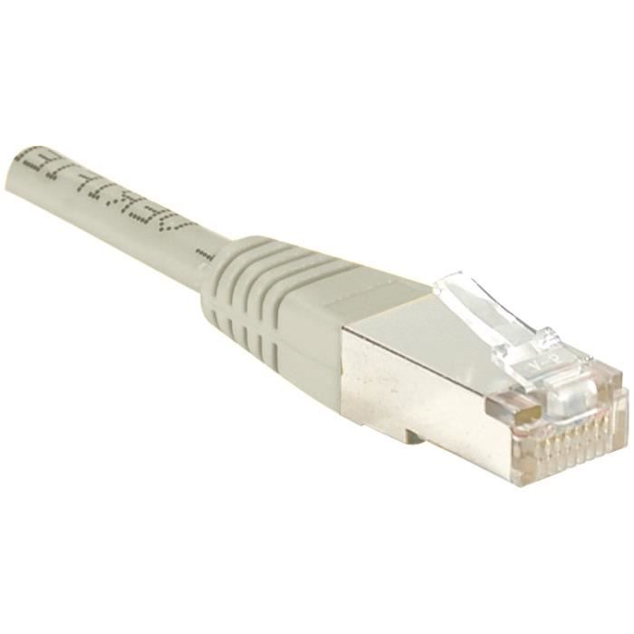 CONECTICPLUS Câble Ethernet Cat6 30m blindé cuivre gris - Cdiscount ...