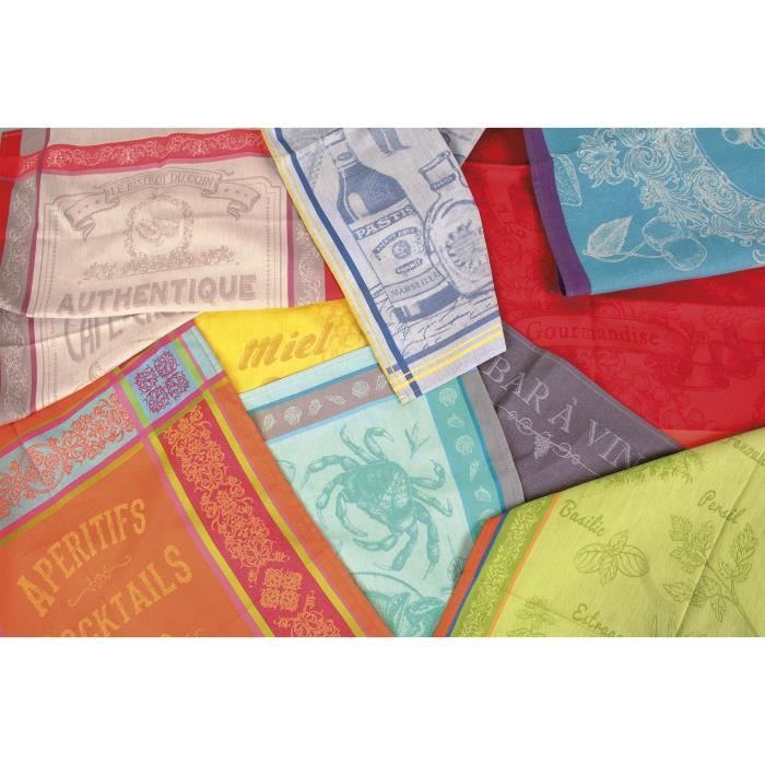 Torchon de Cuisine - Jacquard Gris - 50x70 cm - 100% Coton - Air de la ...