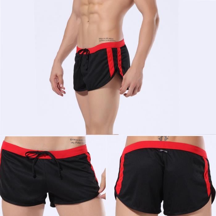 Boxer de bain-Noir - Baggy - Homme - Doublure en tulle - Idéal pour ...