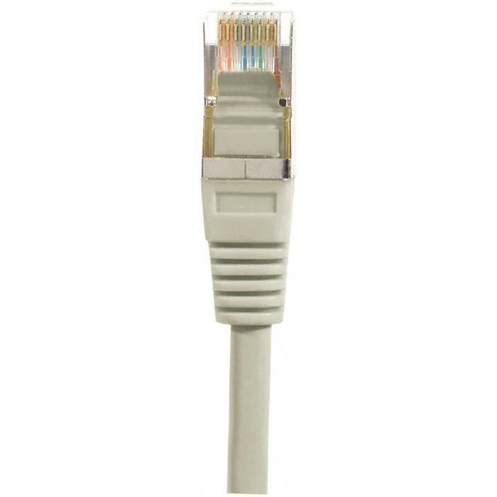 CONECTICPLUS Câble Ethernet Cat6 30m blindé cuivre gris - Cdiscount ...
