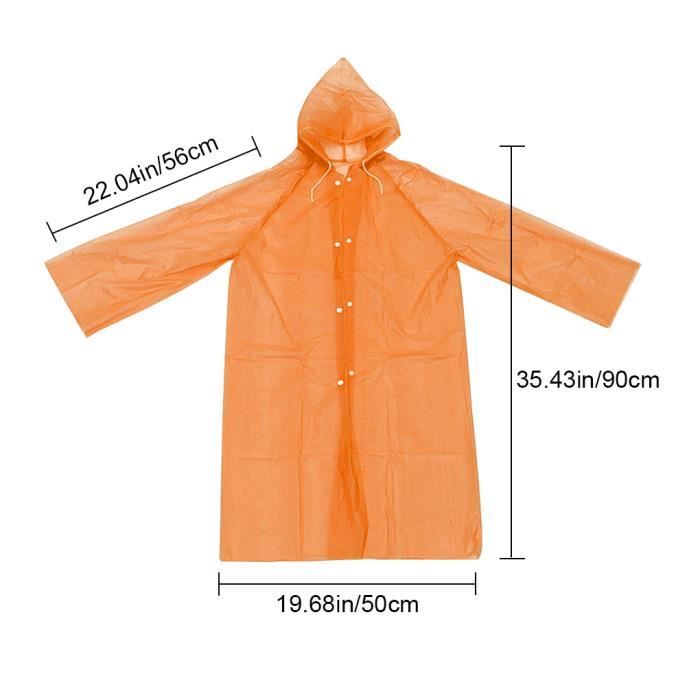La couleur verte Imperméable à capuche pour enfants, imperméable ...