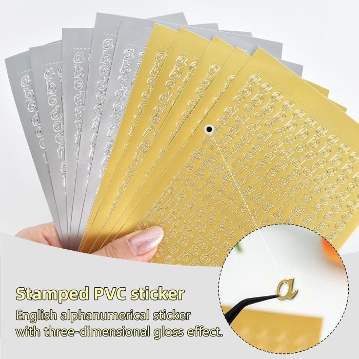 Lettres Autocollants, Numéros Alphabet Autocollants, Autocollants ...