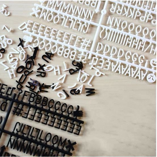 DIY Feutre Letter Board Retro, Tableau de Lettre Decorative en Bois ...