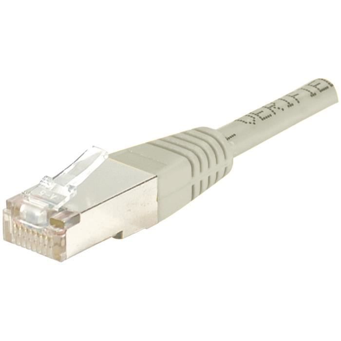 CONECTICPLUS Câble Ethernet Cat6 30m blindé cuivre gris - Cdiscount ...