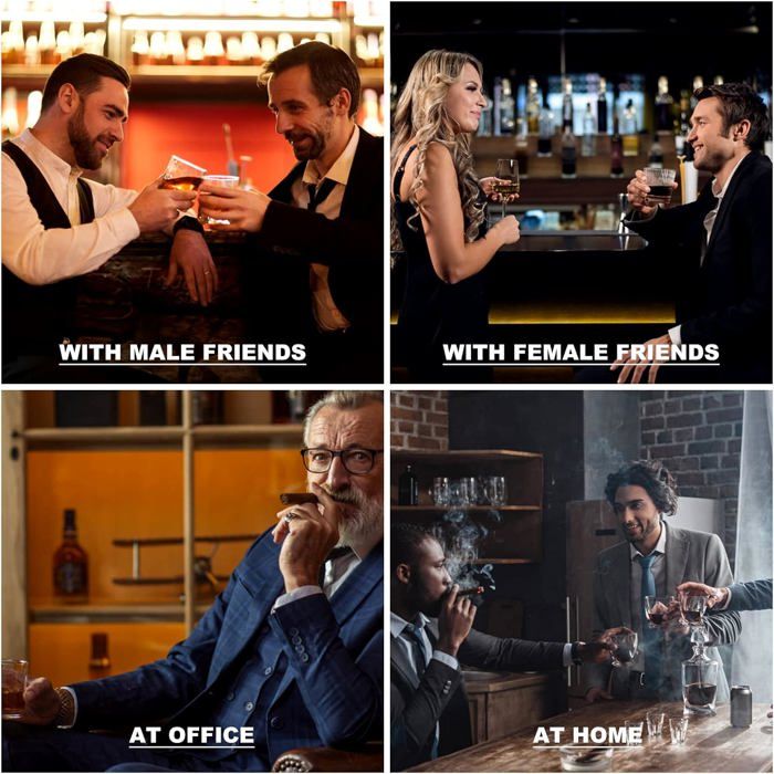 Coffret pierres à whisky - SIGHTMARK - Boîte en bois artisanale ...