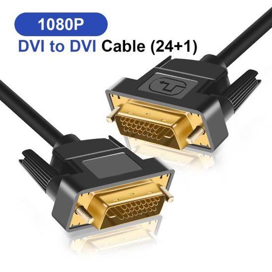 3M DVI TO DVI 24+1 plug cable High speed 1080p Gold Male to Male DVI ...