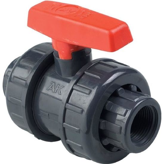 Vanne PVC taraudée F/F Cap Vert Filetage 26x34mm - Cdiscount Bricolage