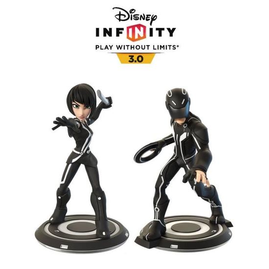 Figurines Sam Flynn + Quorra Disney Infinity 3.0 - Cdiscount Jeux vidéo