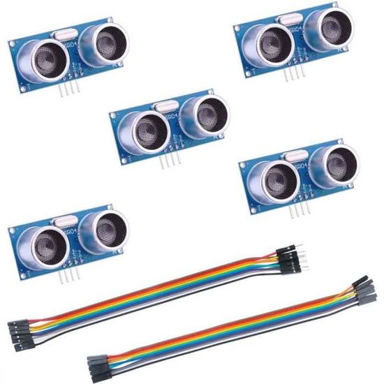 5 pièces HC-SR04 Module Ultrason de Capteur de Distance pour Mega Nano ...