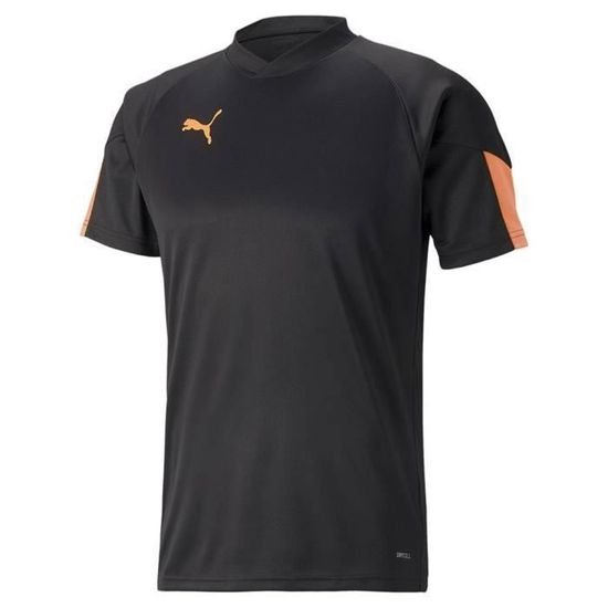 T-shirt de football - PUMA - FINAL - Puma black / neon citrus - Manches ...
