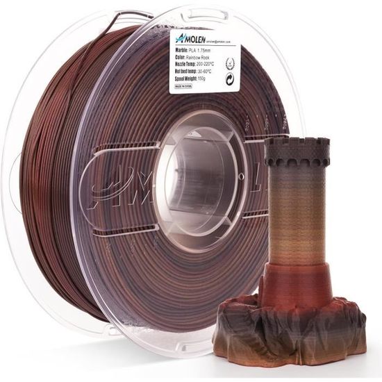 Filament Pla Rock 1.75Mm, Filament D'Impression 3D Pla Marbre Pierre ...
