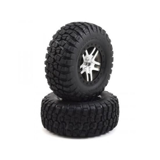 Roues montées collées TRAXXAS pour 4x4 av/arr-4x2 arriere - BF Goodrich ...